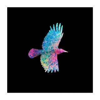 Color Crow Illustrations Bird Rainbow Raven Art Print/Poster - Bed Bath ...