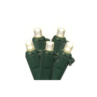 Set of 60 Warm Clear 16-Function LED Wide Angle Christmas Lights ...