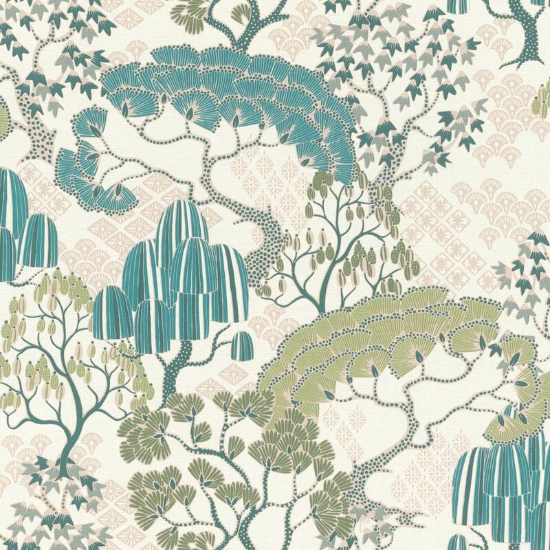 Rasch Chiaki Pastel Bonsai Dreams Wallpaper - On Sale - Bed Bath ...