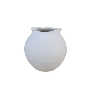 Paper Mache Pot - 7.5" - White - Bed Bath & Beyond - 42291672