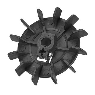 12 Impeller Plastic Motor Fan Vane Round Wheel 13.5-14mm Inner Dia ...