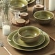 Stone Lain Riley Stoneware Dinnerware Set with Reactive Glaze - Bed ...