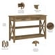 Key West Console Table with Drawers and Shelves by Bush Furniture - Bed ...