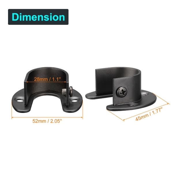 Stainless Steel Flange Rod Socket Bracket End Support with Screw ...