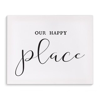 OUR HAPPY PLACE Canvas Art By Terri Ellis - Bed Bath & Beyond - 32608336