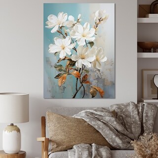Designart "Plumeria Harmony Bouquet" Plumeria Wall Art - Bed Bath ...