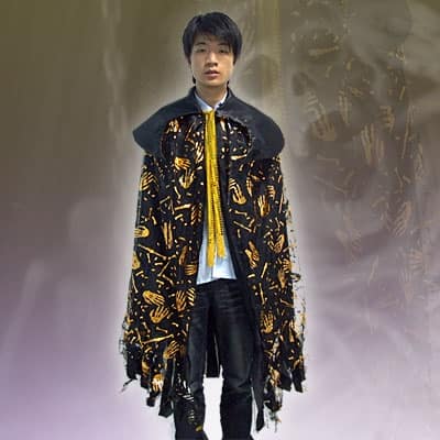 Gold-tone Skeleton Pattern Duke Halloween Costume Cape Cloak - Bed Bath ...