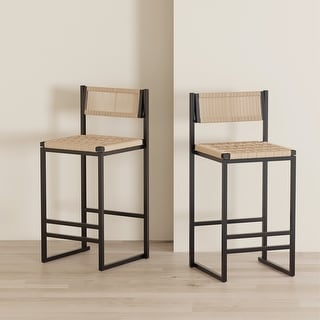 Stylish Set of 2 Kitchen Bar Stools with Ergonomic Design and Premium ...