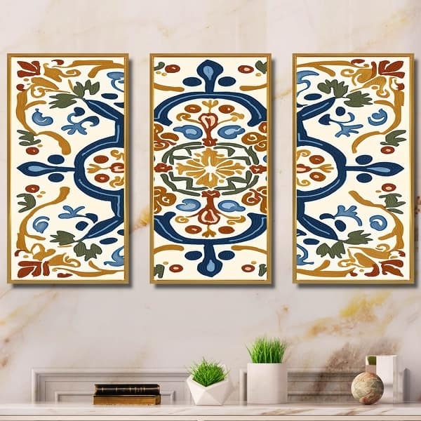 mediterranean art pattern