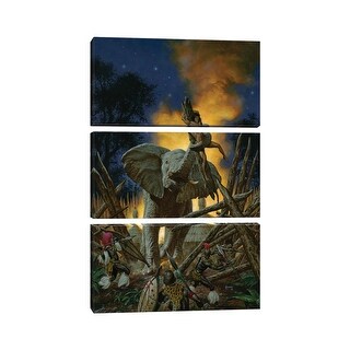 iCanvas "Son Of Tarzan" by Joe Jusko 3-Piece Canvas Wall Art Set - Bed ...