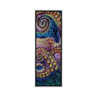 iCanvas "Octopus" by Elena Belous Framed - Bed Bath & Beyond - 37662354