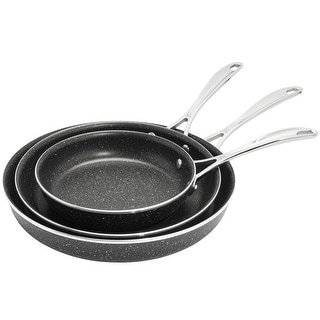 Henckels Capri Notte Granitium Fry Pan Set, 3 Piece - Grey - 3-pc - Bed ...