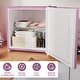 HOMCOM Mini Freezer Countertop, 1.1 Cu.Ft Compact Upright Freezer with ...