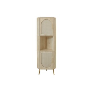 Freestanding Corner Cabinet Kitchen Pantry Bathroom Storage Cabinet ...