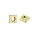 Square Nuts, Yellow Zinc Plated Metric Coarse Thread Assortment Kit, 50 ...