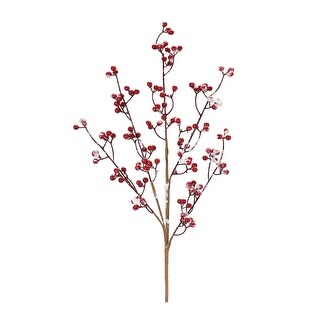 Snowy Berry Spray (Set of 6) - 11 x 2 x 33 - Bed Bath & Beyond - 38451723