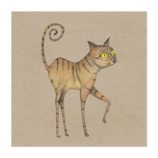 Long legged cat Illustrations Animals Cat Sketch Art Print/Poster - Bed ...