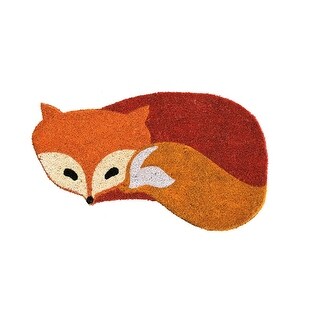 Fox Shaped Coir Door Mat - Bed Bath & Beyond - 38426062