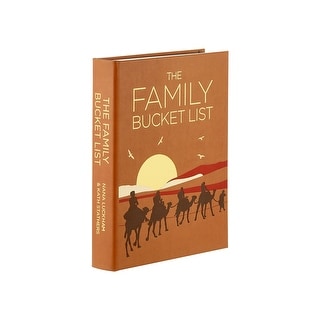 Graphic Image The Family Bucket List Coffee table Book, Leather, Tan ...