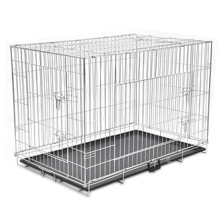 vidaXL Foldable Metal Dog Bench M - Bed Bath & Beyond - 18965407