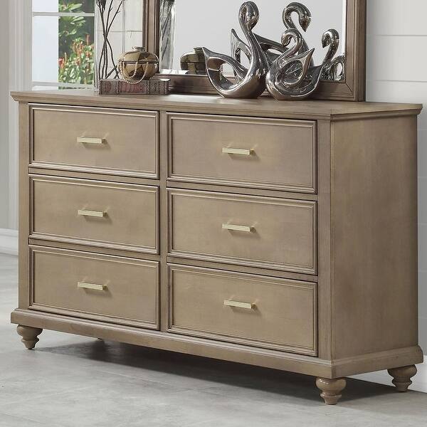 Abbyson Harrison Traditional Solid Wood Dresser - Bed Bath & Beyond ...