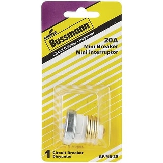 Bussmann 20A Mini Breaker BP/MB-20 Unit: CARD - Bed Bath & Beyond ...