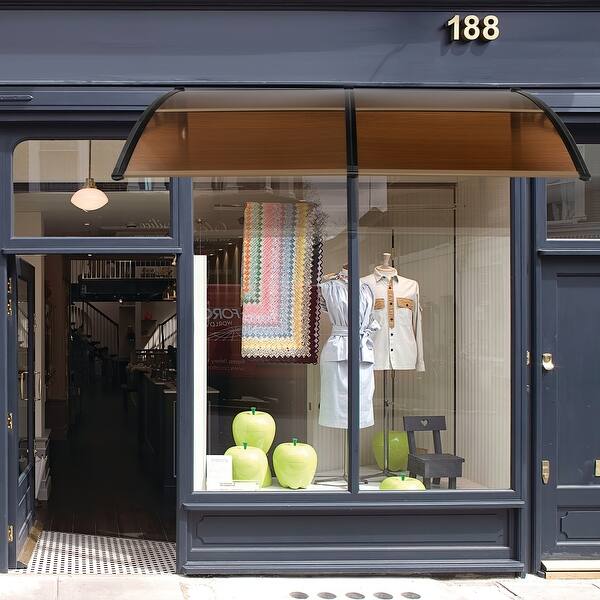 Outdoor Front Door Patio Overhang Awning for Sunlight Rain Snow Wind ...