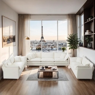 Artsy 3 Piece Sofa Set Oversized Sofa Comfy Sofa Couch, 2 Pieces of 2 ...