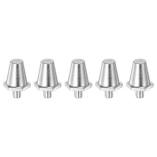 5pcs Track Spikes 15mm Aluminum Lightweight for Soccer Shoes, Silver ...