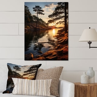 Designart "Alabama Country Landscape III" Landscapes Metal Wall Decor ...