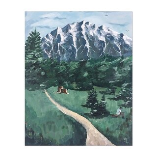 The German Alps Painting Mountains Nature Art Print/Poster - Bed Bath ...