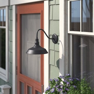 Global Pronex Aleena 9.88'' H Outdoor Barn Light - Bed Bath & Beyond ...