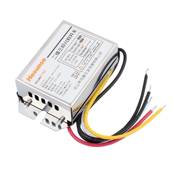 AC 250V 8A 2000W Digital Subsection Switch 2 Way 3 Section Lighting Controller - Bed Bath ...