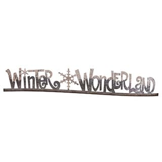 A&B Home Winter Wonderland Iron Table Sign - Bed Bath & Beyond - 36812705