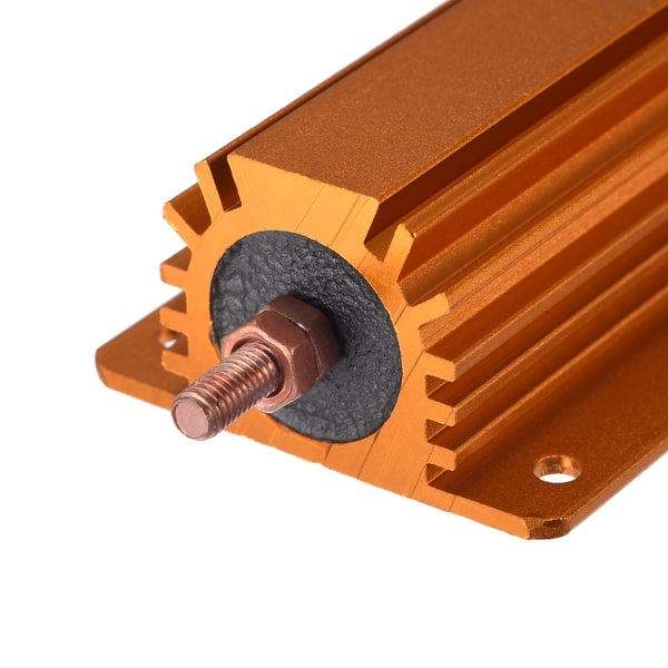 200W 150 Ohm Aluminium Housing Chassis Wirewound Power Resistor Glod ...