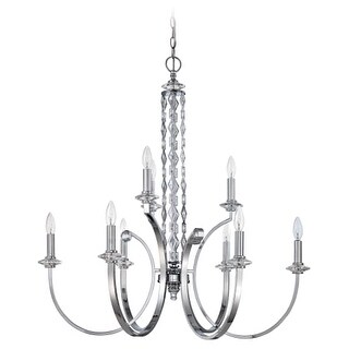 Jeremiah Lighting 37529 Saratoga Two Tier 9 Light Candle Style ...