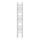 Achla Designs 135"H Graphite Powdercoat Finish Wrought Iron Outdoor ...