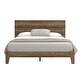 GALANO Layton Wood Frame Queen Platform Platform Bed with Headboard ...