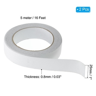 2Pcs 1" x 16 FT Non-Slip Tape Frosted Traction Diamond Textured Tape ...