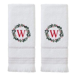 SKL Home Wreath Monogram Hand Towel (2-Pack) - Bed Bath & Beyond - 41288739