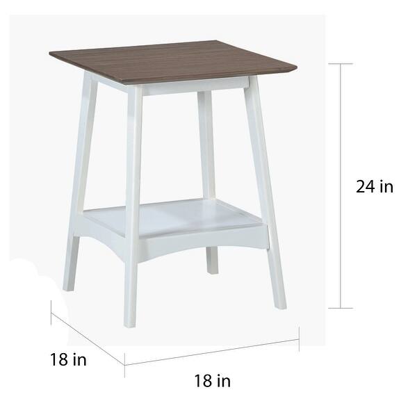 Convenience Concepts Alpine End Table with Shelf - Bed Bath & Beyond ...