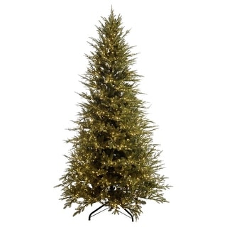 Holiday Bright Lights 9 ft. Full LED 3400 ct Emerald Pine Sparkle Color ...