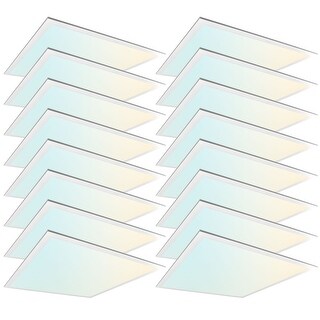 Luxrite 2x2 FT LED Panel Lights 30/35/40W 3 Color Selectable Dimmable ...