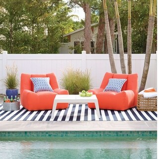 Coronado Striped Woven Indoor/Outdoor Rug - Bed Bath & Beyond - 36540704