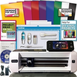 Brother Scanncut 2 Scan N Cut Machine Rainbow Vinyl Transfer Paper Hook ...