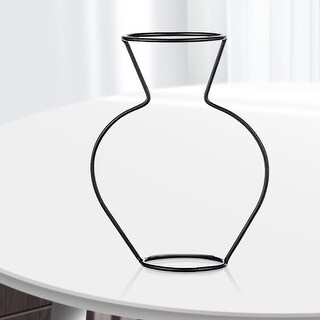 Wan Flower Display Rack Reliable Aesthetic Metal Creative Vase Shape ...