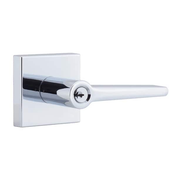 Sure-Loc BS107-SQ Basel Single Cylinder Keyed Entry Door Lever Set ...