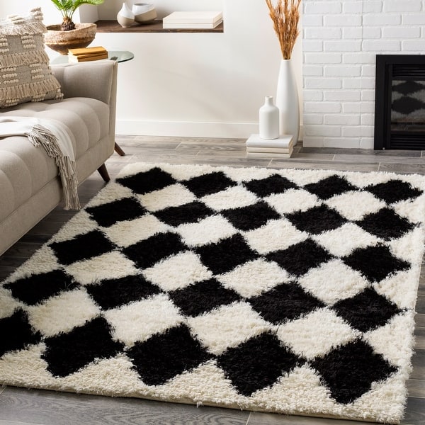 harlequin pattern rug