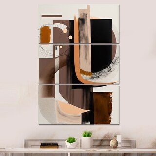 Designart "Modern Watercolor Art " Modern Transitional Canvas Art Print ...