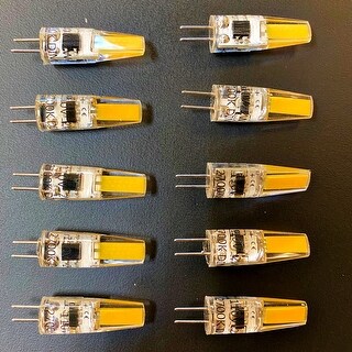 Dimmable LED LIGHT BULBS G4-110-20W 2700K ( 10 Pack ) - yellow - Bed ...